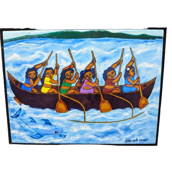 Bobbi Caputo | Wall Decor | Hawaiian Folk Artist Bobbi Caputo Tile ...